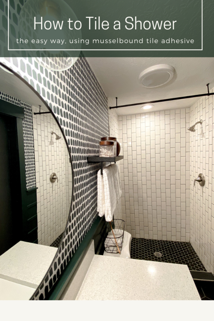 Tiling with Mussel Bound | Honey Built Home