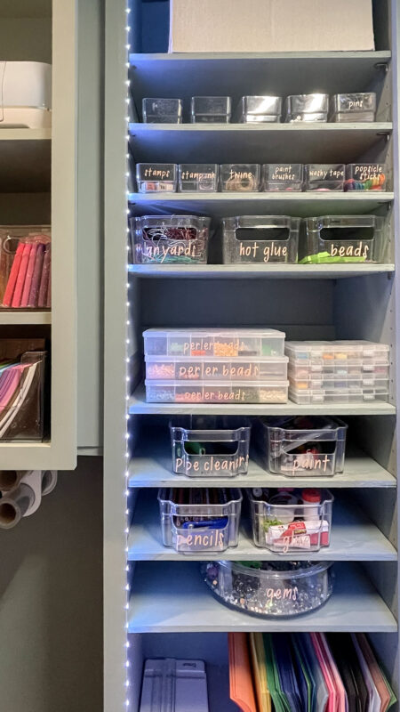 DIY Dreambox Crafting Closet | Honey Built Home