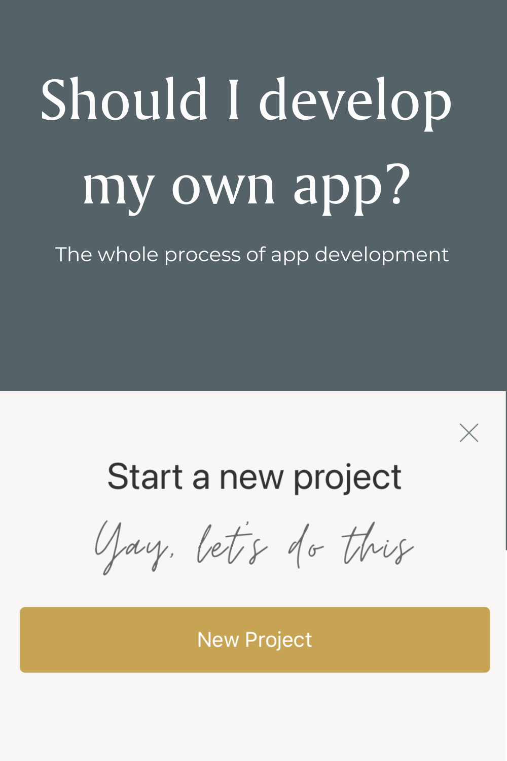 Should I develop my own app? Sharing the whole process of app ...