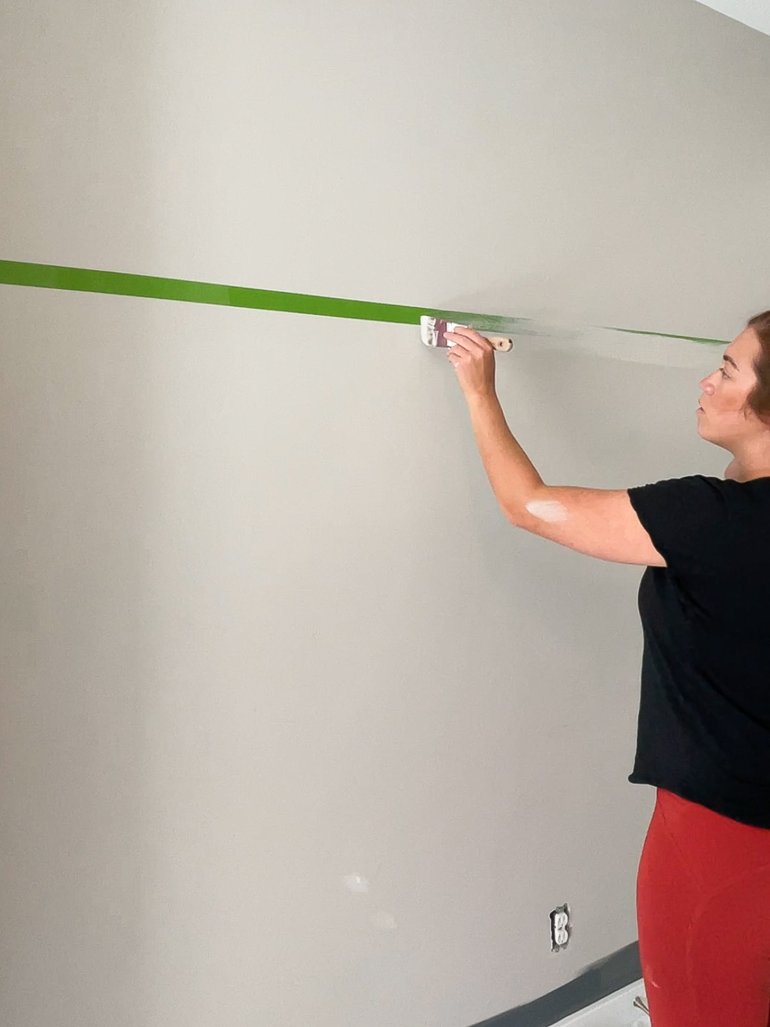 How To Paint A Crisp Line | Honey Built Home