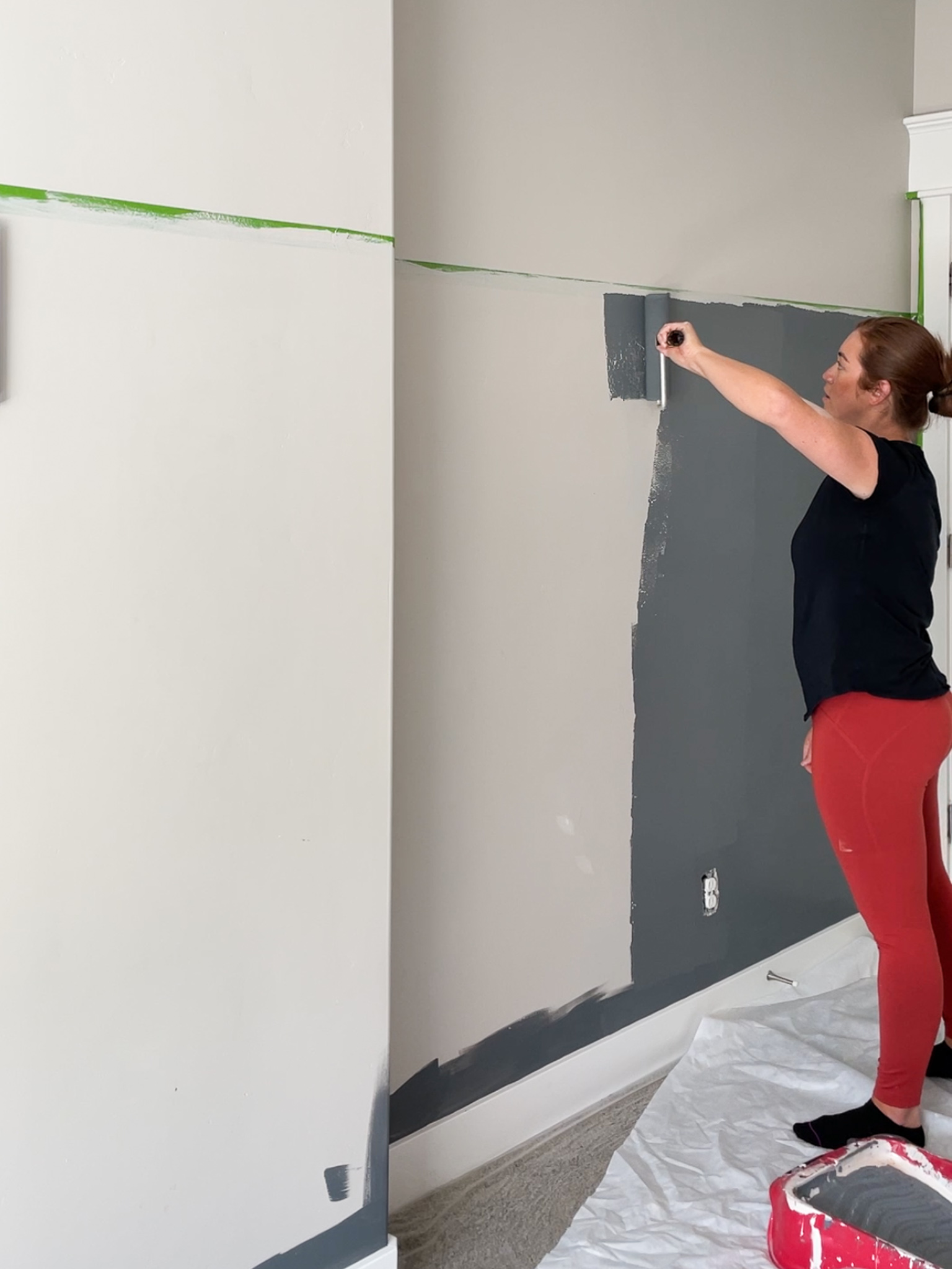 How To Paint A Crisp Line | Honey Built Home