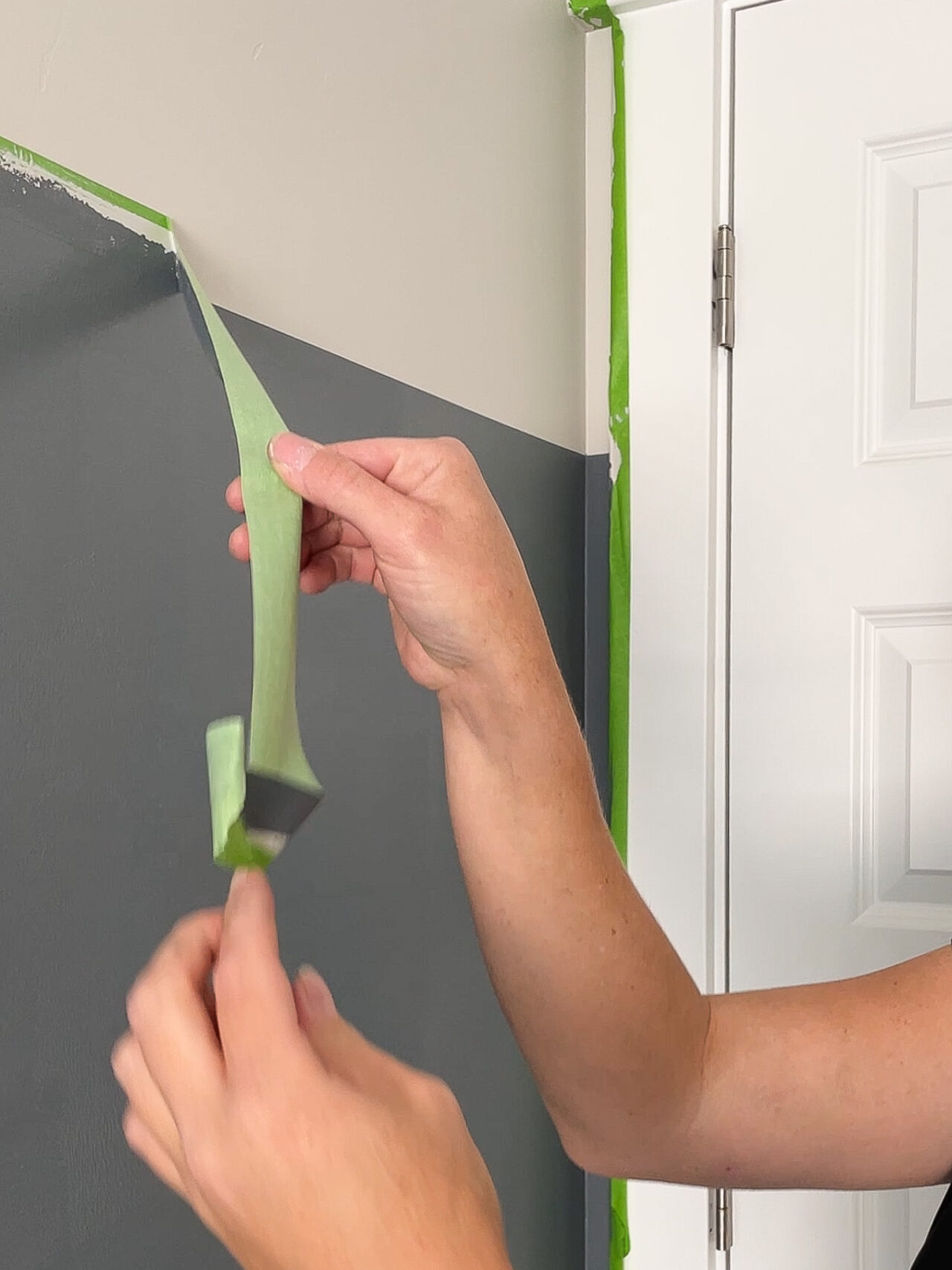 How To Paint A Crisp Line | Honey Built Home